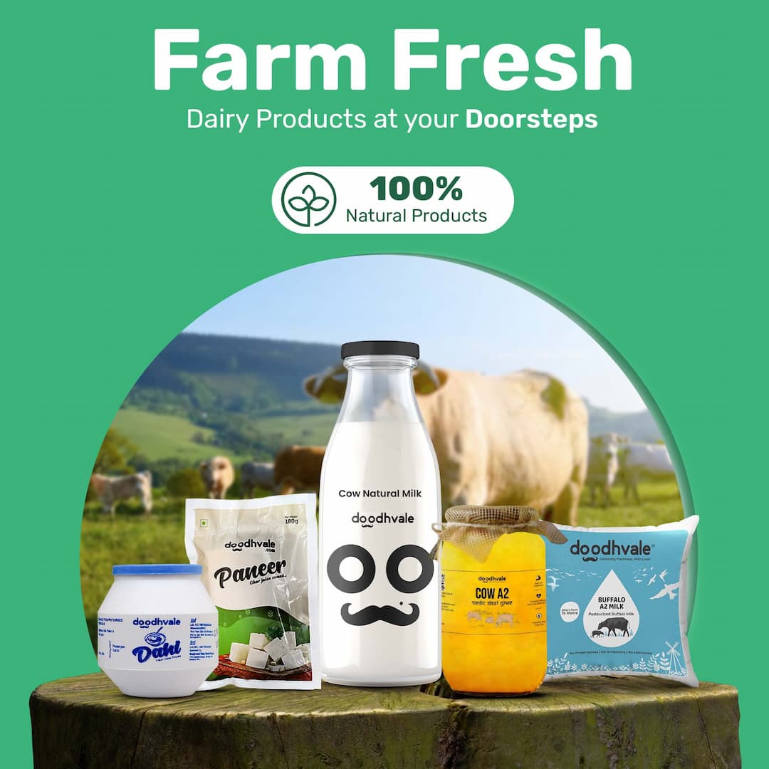 Doodhvale Farms - Online Milk & Groceries Delivery In Delhi NCR