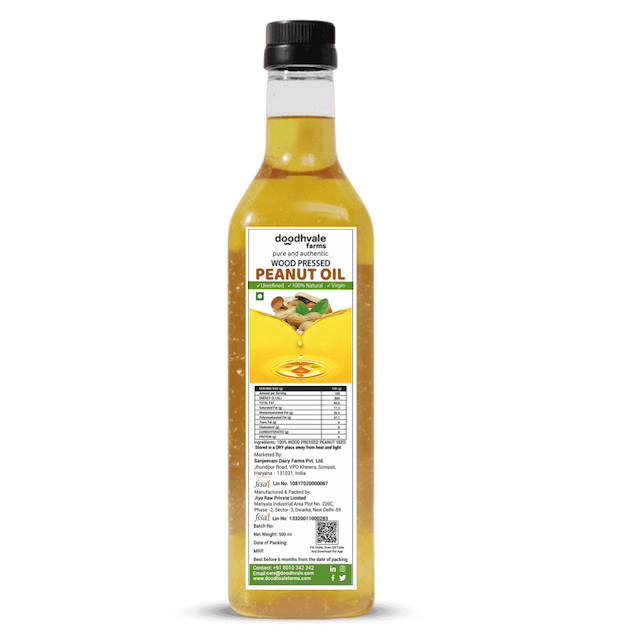Peanut Oil - Cold Pressed